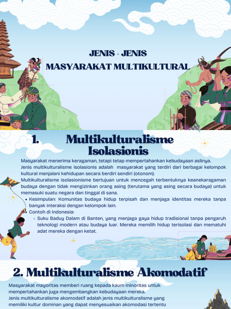 Jenis - Jenis Masyarakat Multikultural - Compressed | PDF
