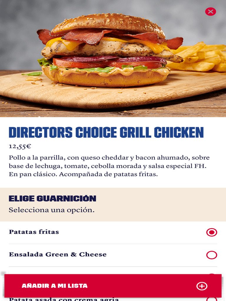 Hamburguesas Director's Choice | PDF
