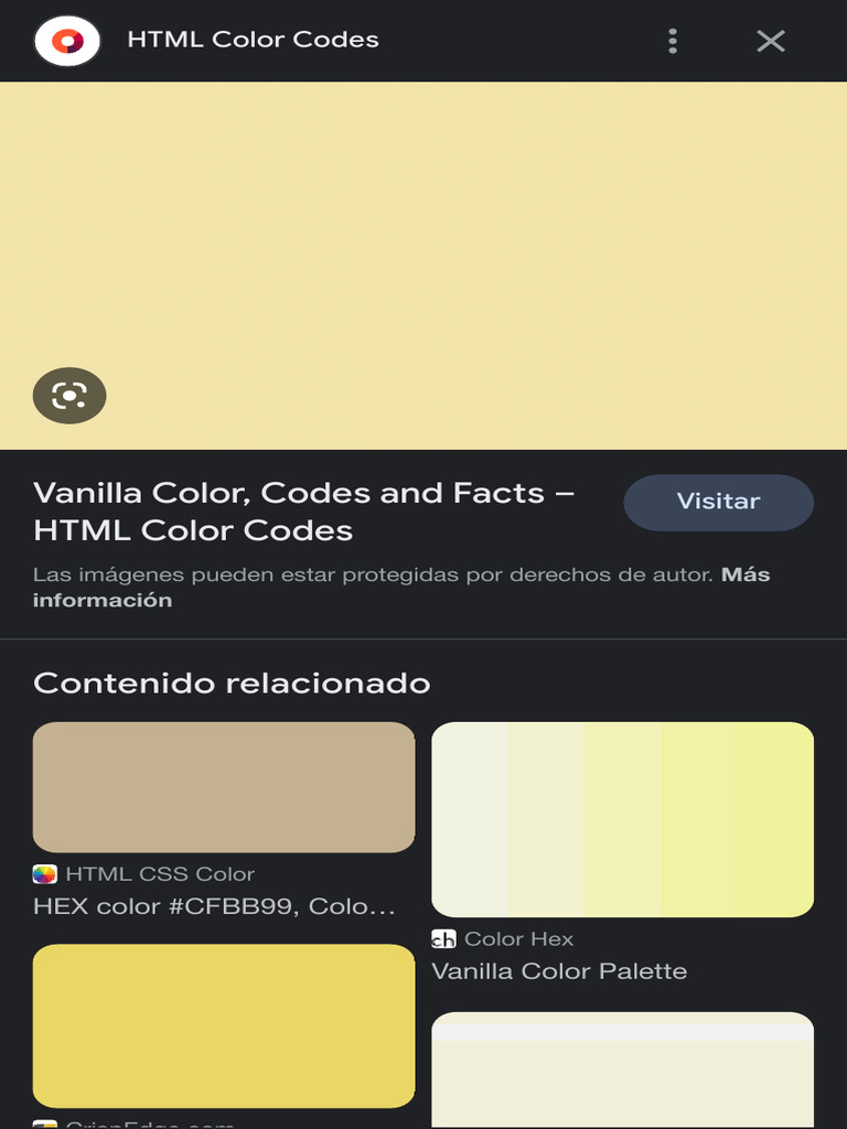 Vanilla Color - Búsqueda de Google | PDF