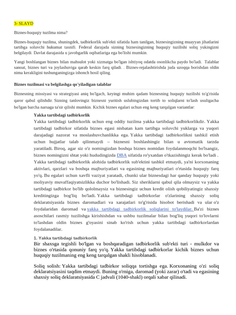 Huquqiy Tuzilma | PDF