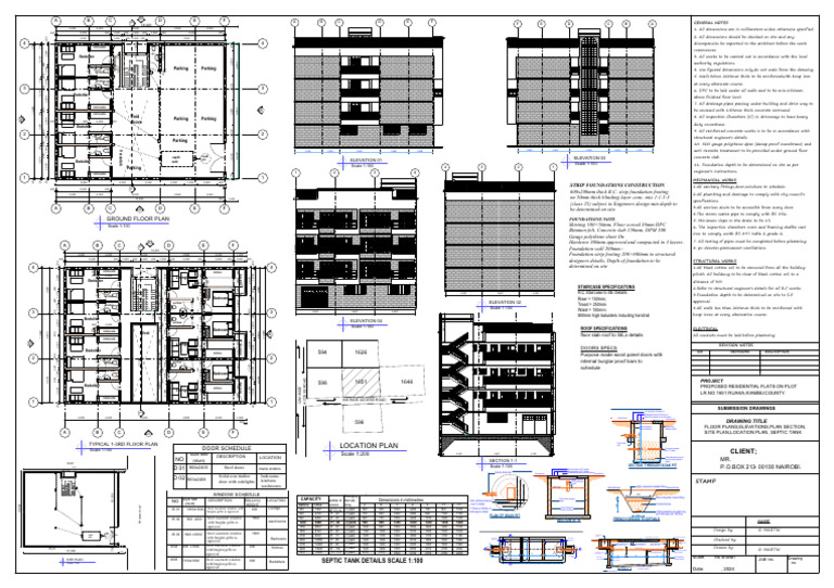 Paul Njuguna Ndungu Ruaka Project Elevations | PDF | Building Materials ...