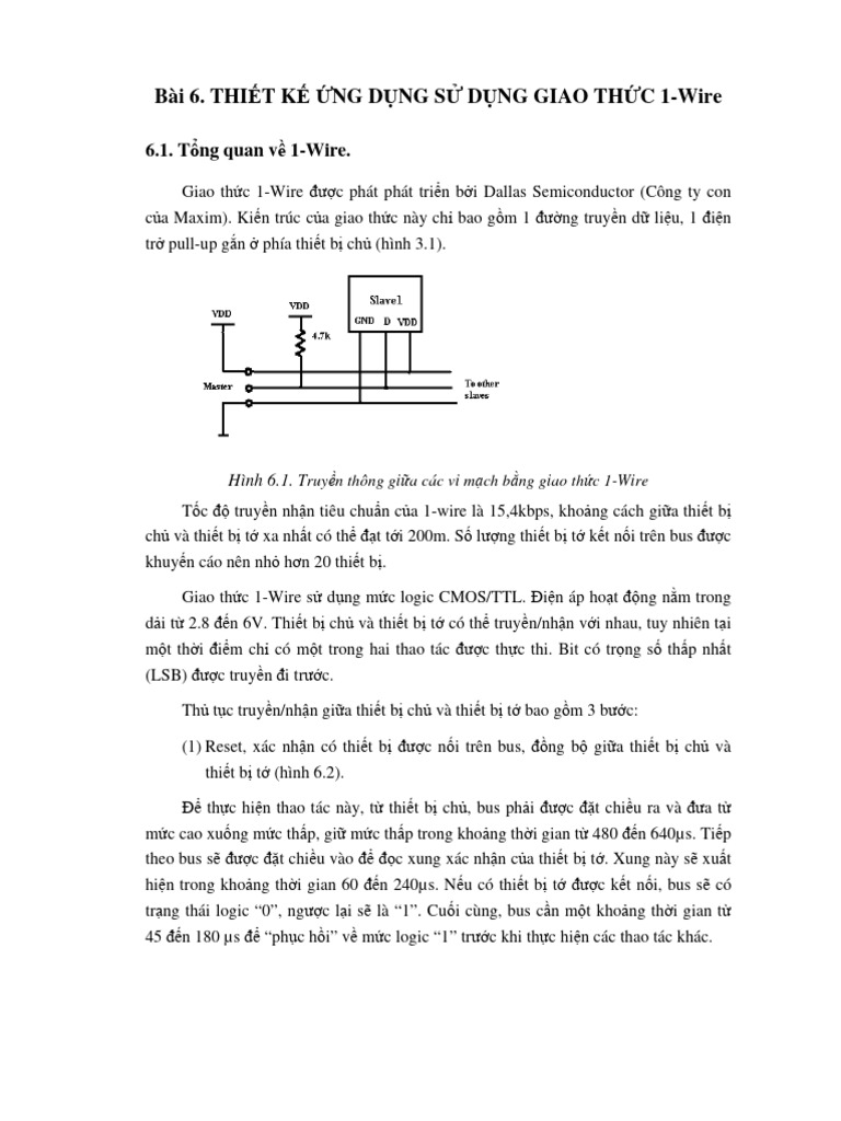 04 Huong Dan Lap Trinh Voi 1 Wire Trên PIC 18F4520 | PDF