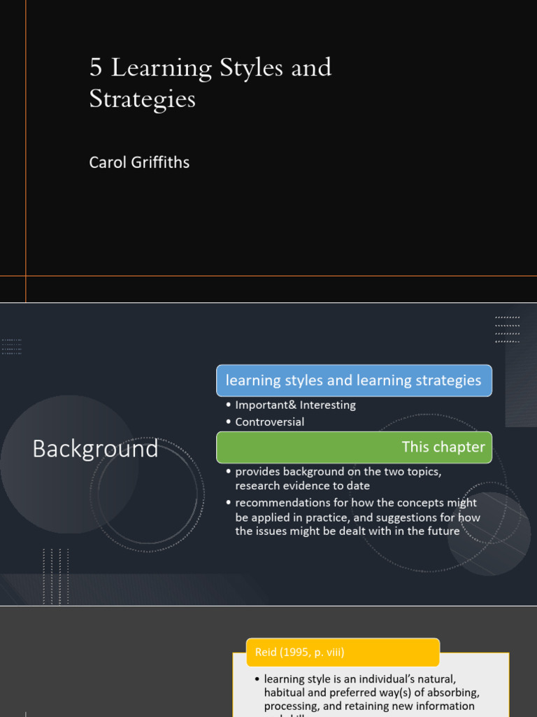 Learning Styles and Strategies Explained | PDF | Learning Styles | Learning