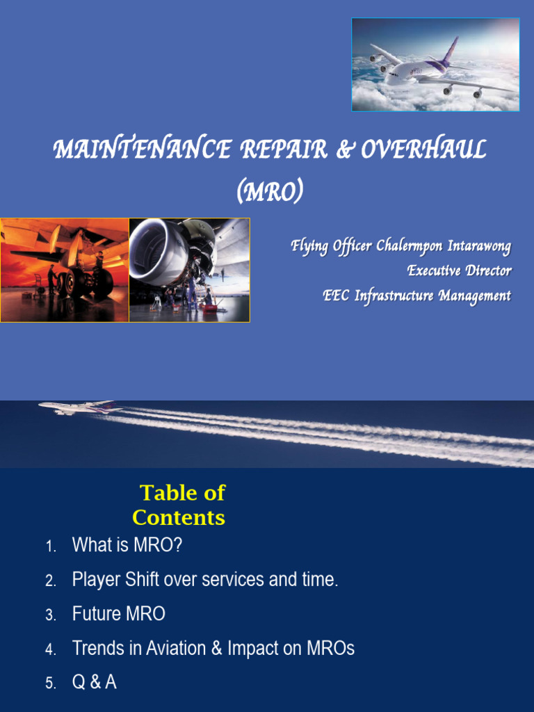 Maintenance Repair & Overhaul | PDF | Aerospace | Transport