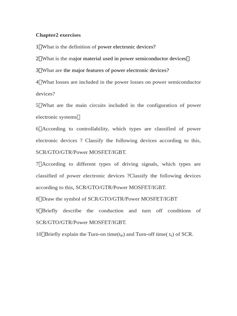 Chapter2 Exercise | PDF