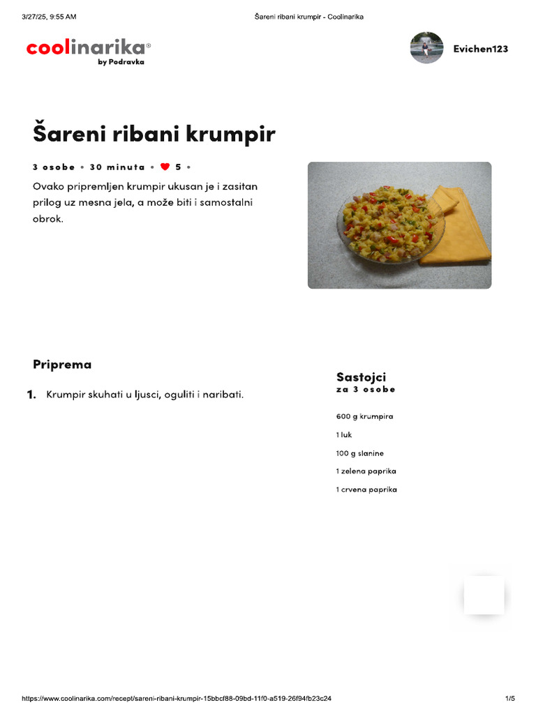 06 - Sareni Ribani Krompir | PDF