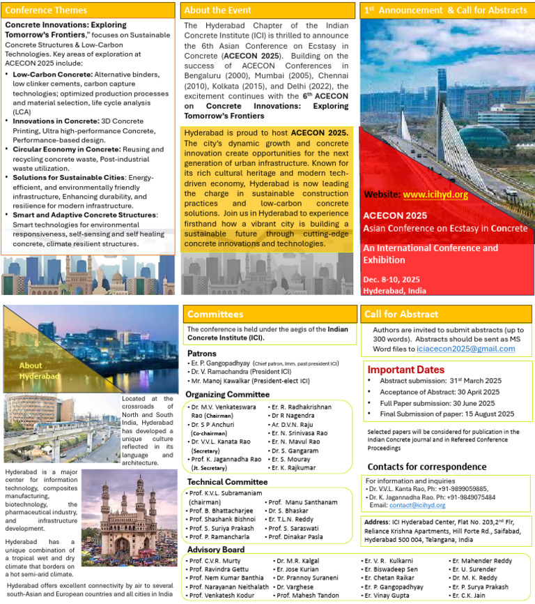 Acecon - 2025 First Brochure | PDF | Concrete | Low Carbon Economy