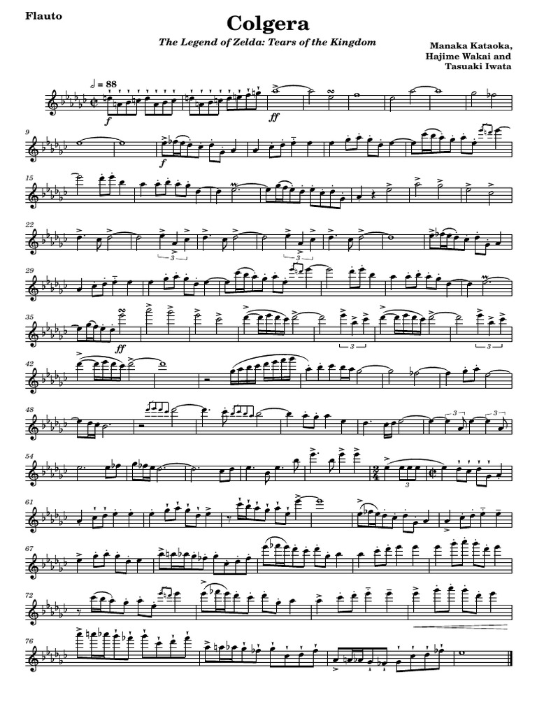 Colgera The Legend of Zelda Tears of The Kingdom | PDF