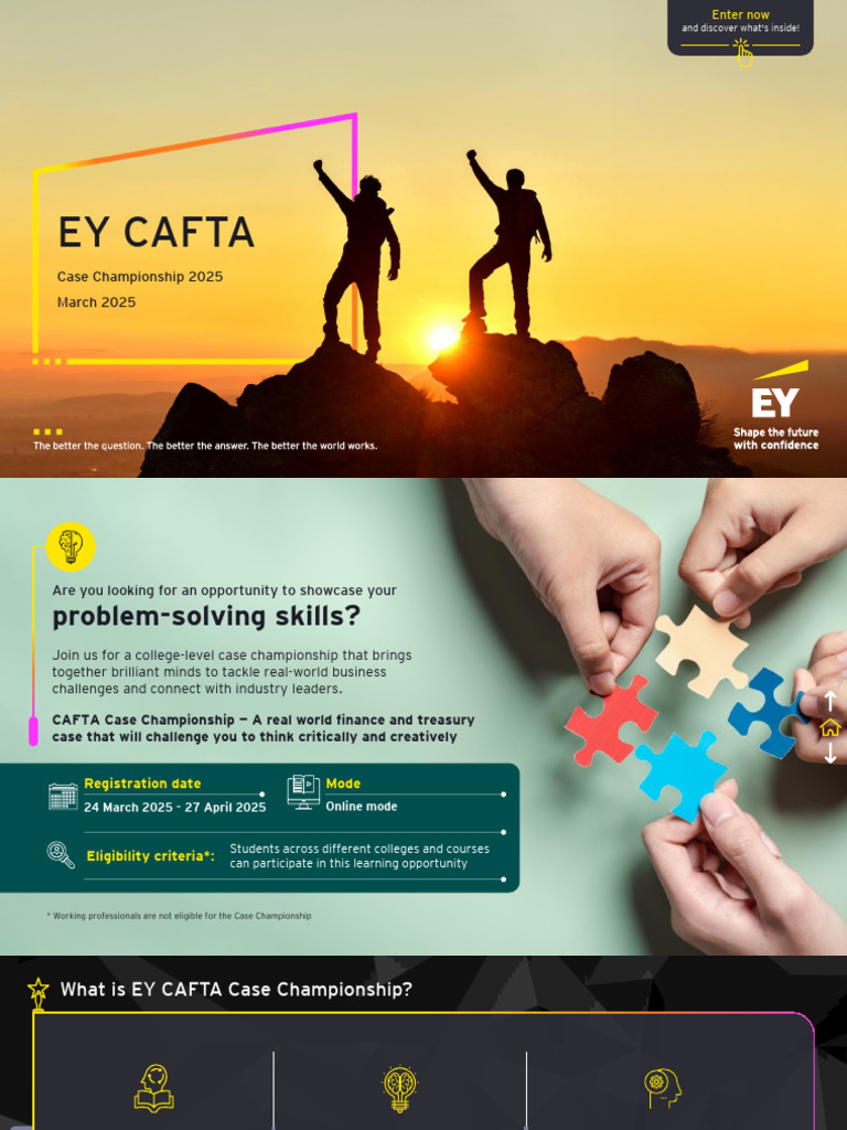 EY CAFTA Case Championship 2025 Brochure | PDF