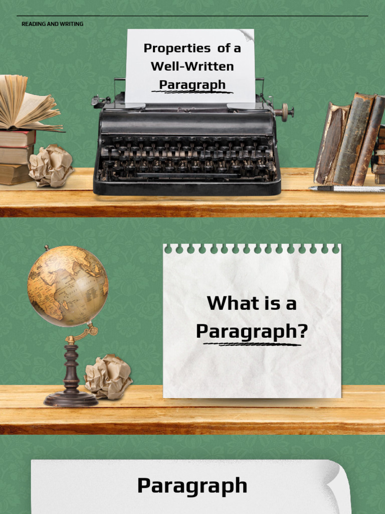 Key Elements of Effective Paragraphs | PDF | Paragraph | Sentence ...