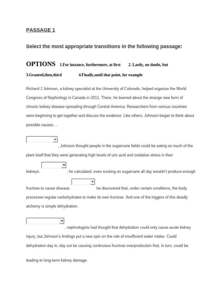 Transitional Devices Passage 2 | PDF | Nonverbal Communication | Learning