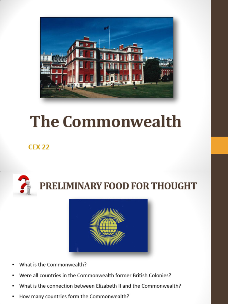 Understanding the Commonwealth's Origins | PDF | Dominion ...
