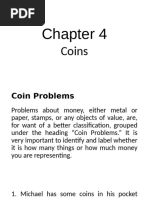 Coin Problems Answer Key | PDF