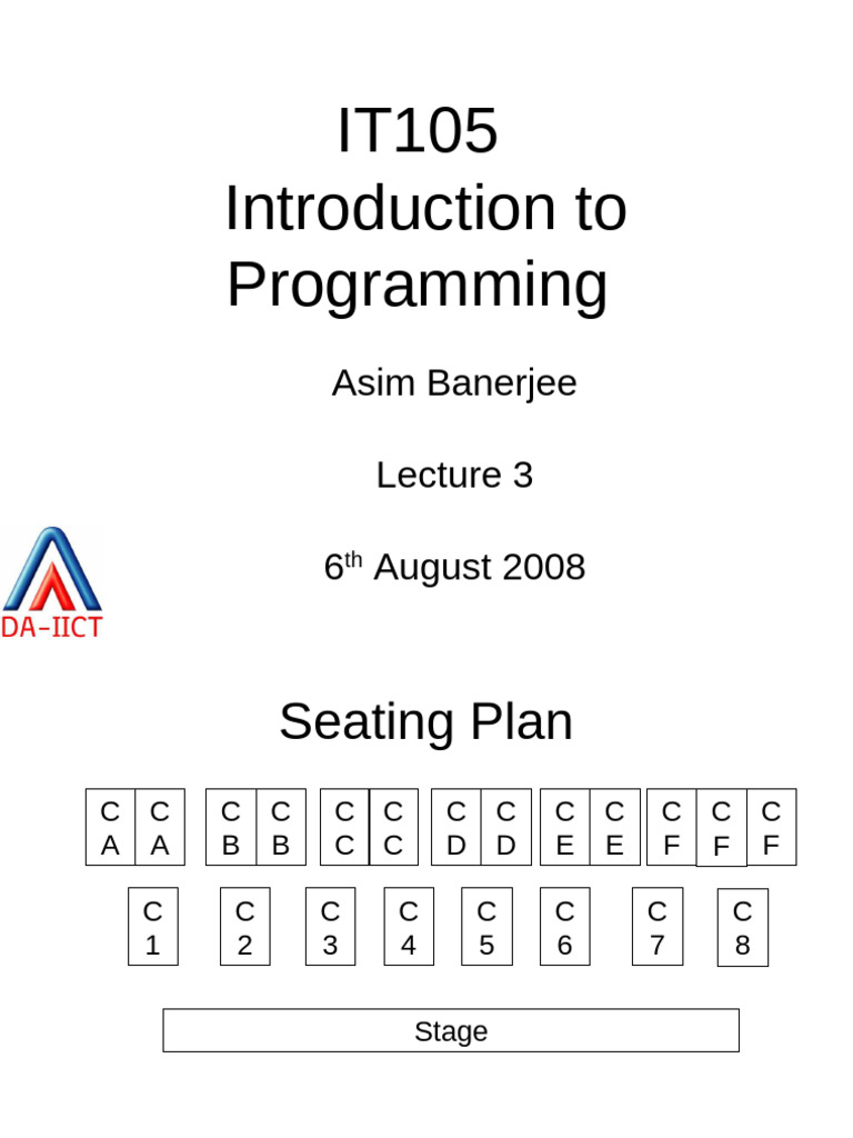 Iop Lecture03 | PDF | Computer Programming | Computer Architecture