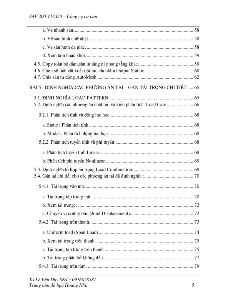 Giao Trinh SAP 2000 V14-Trang-4 | PDF
