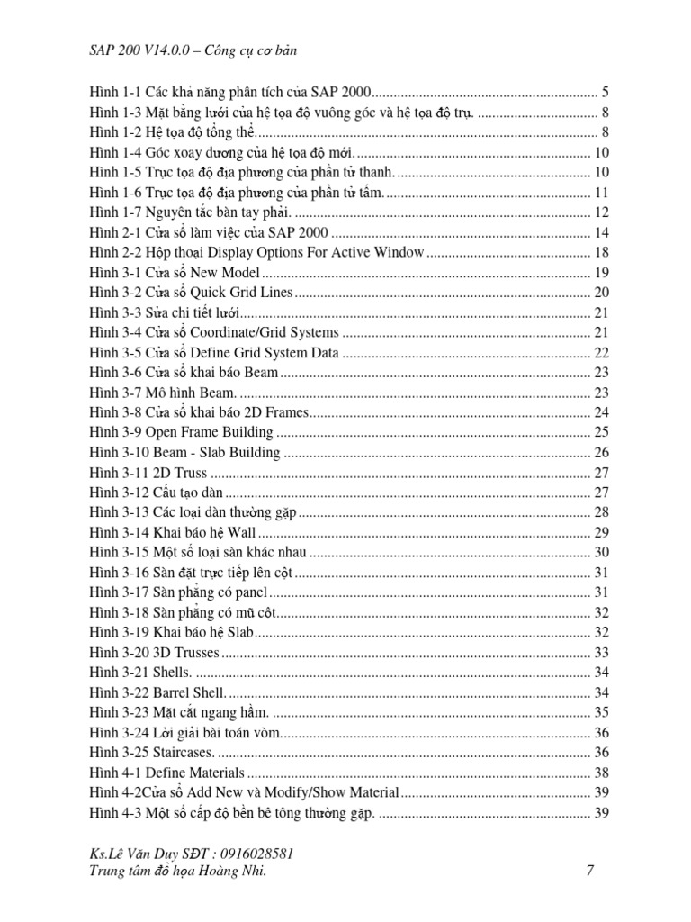 Giao Trinh SAP 2000 V14-Trang-6 | PDF