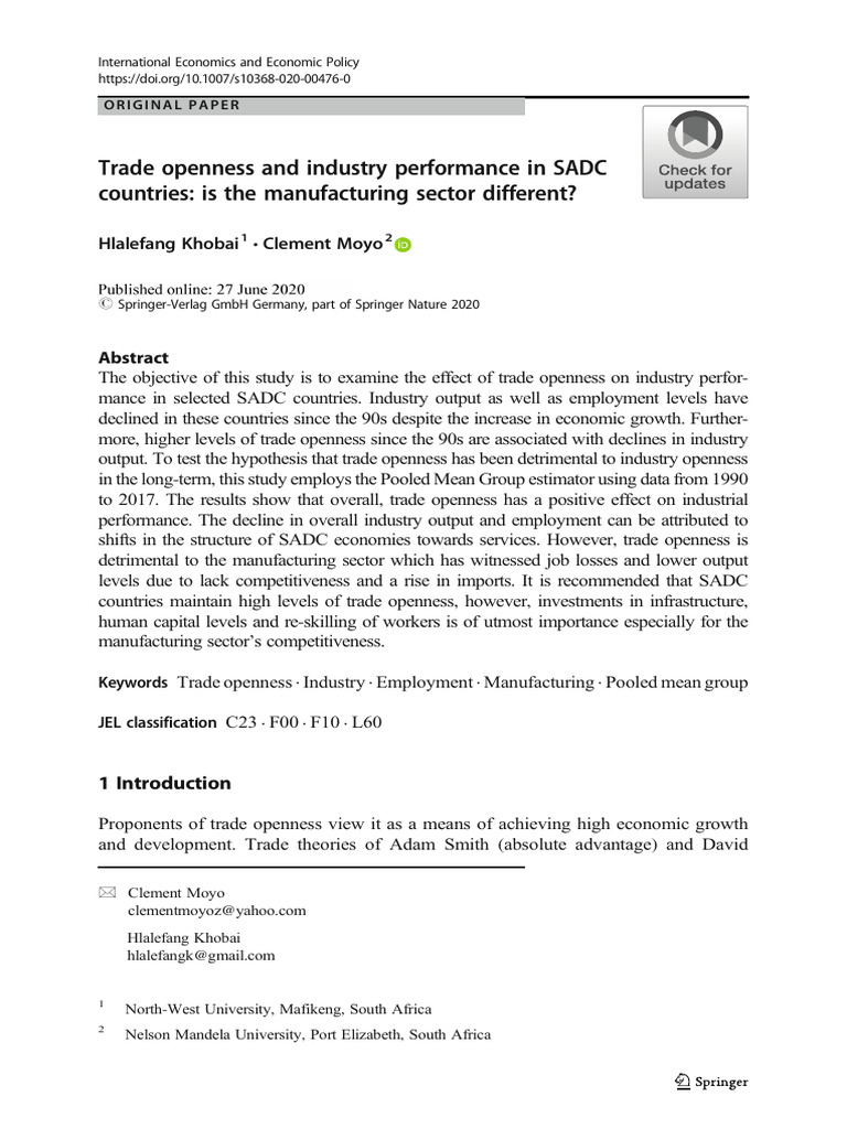 Paper Internasional | PDF | Gross Domestic Product | Economic Growth