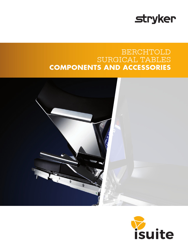 Berchtold Surgical Table Accessories | PDF