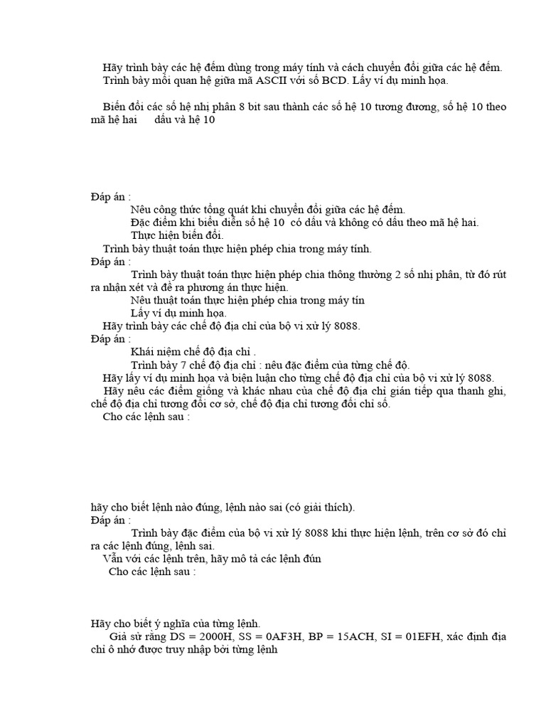 Cauhoithi-Ktvxl 2022 | PDF