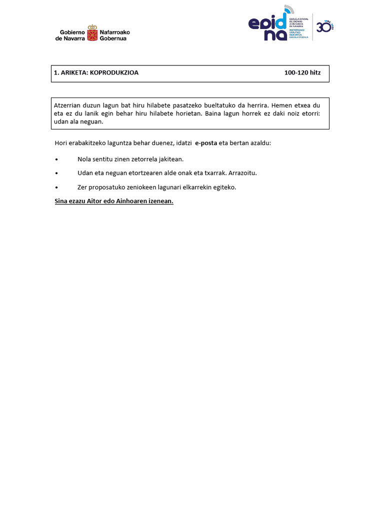 B2 - Ee - Ko - Lagunaren Itzulera | PDF