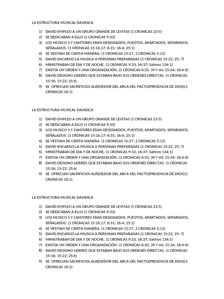 Estructura Musical en el Día del Músico | PDF