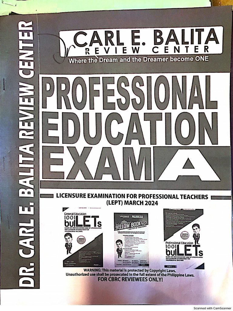 Prof Ed Preboard A | PDF