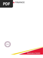 Mahindra & Mahindra Finance NOC | PDF