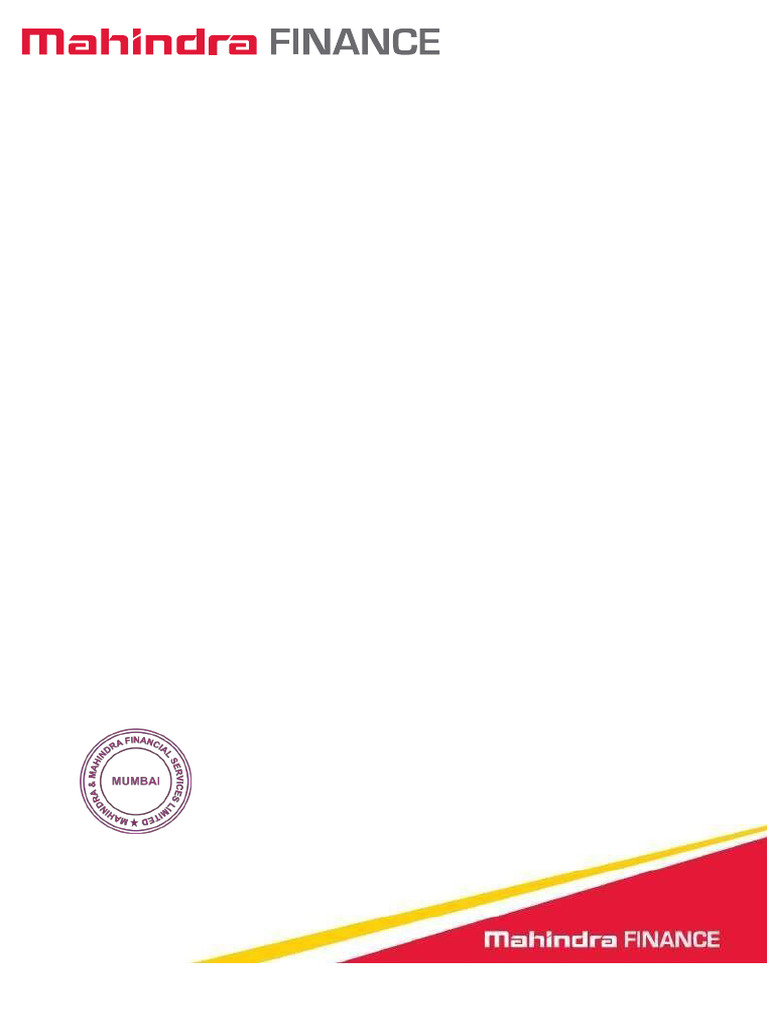 RAJI-Mahindra NOC | PDF