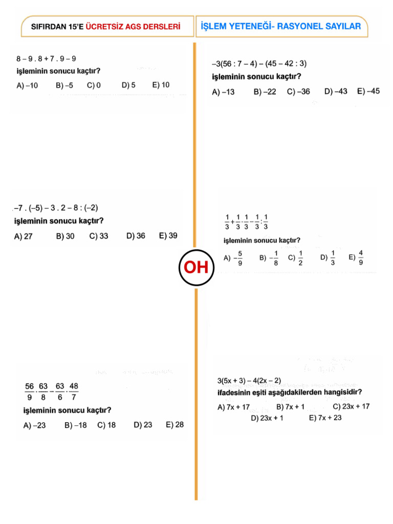 Ags Canli Ders 1 | PDF