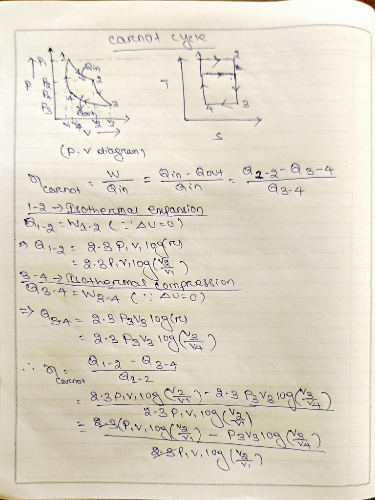 Carnot Cycle | PDF