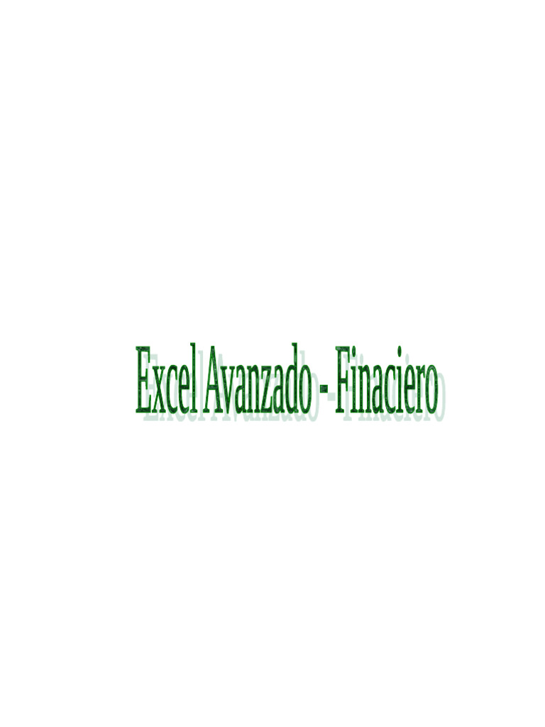 Excel Avanzado - Chapi | PDF | Macro (informática) | Bases de datos