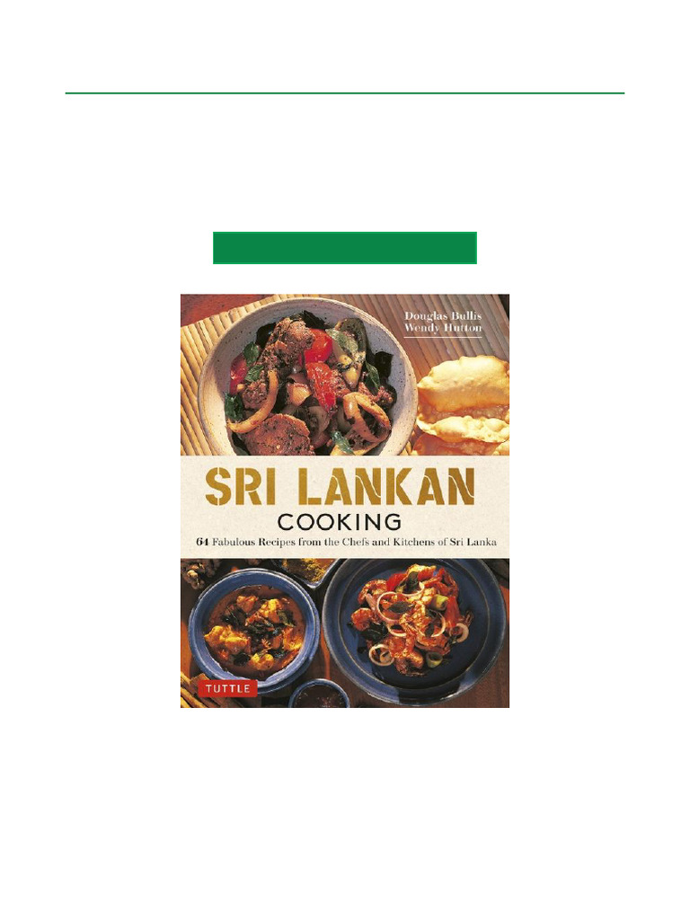Research Sri Lankan Cooking High-Resolution PDF Download | PDF