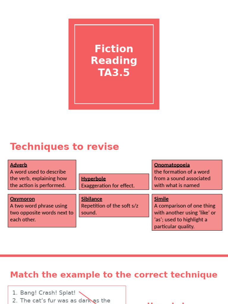 Literary Techniques and Sentence Structure Guide | PDF | Syntax ...