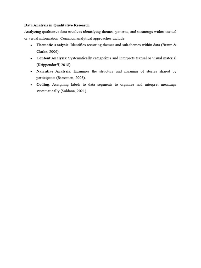 Data Analysis in Qualitative Research | PDF
