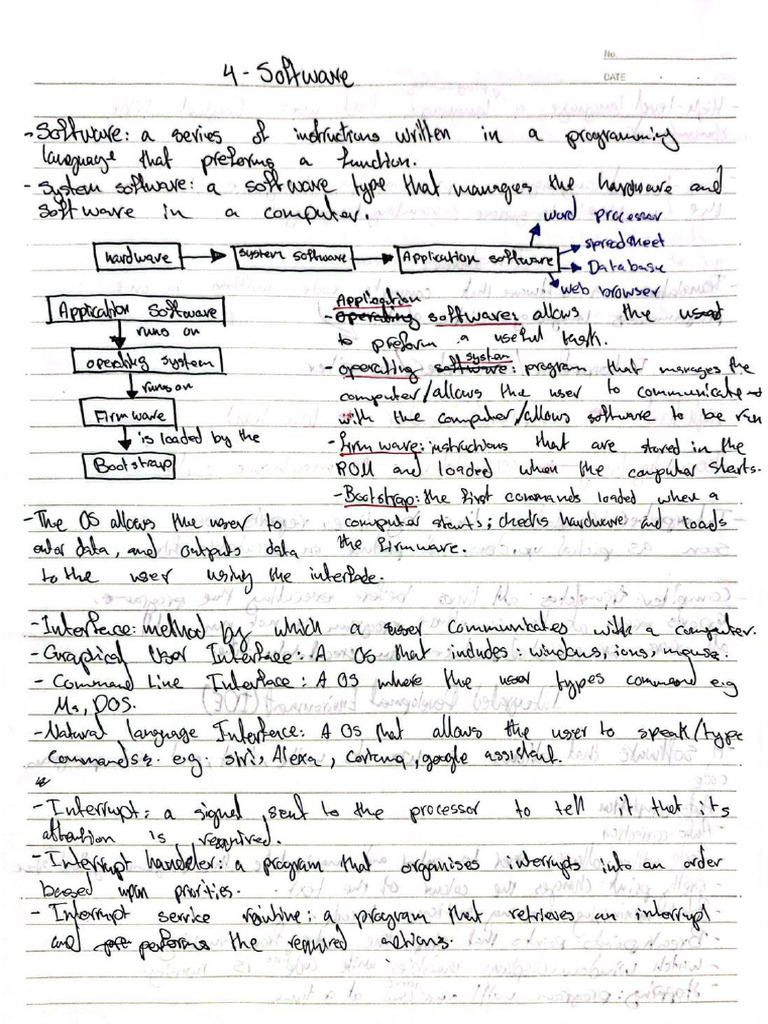 IGCSE CS Software Rev Notes. | PDF