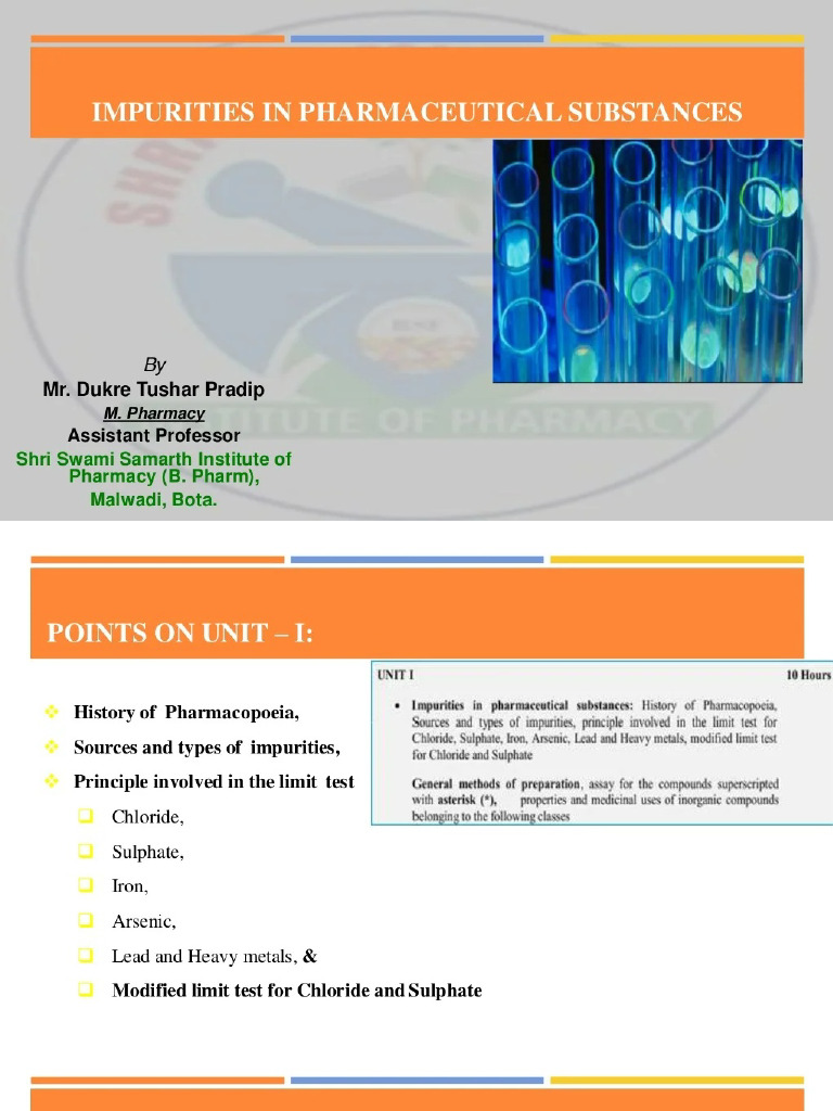 Impurities in Pharmaceutical | PDF