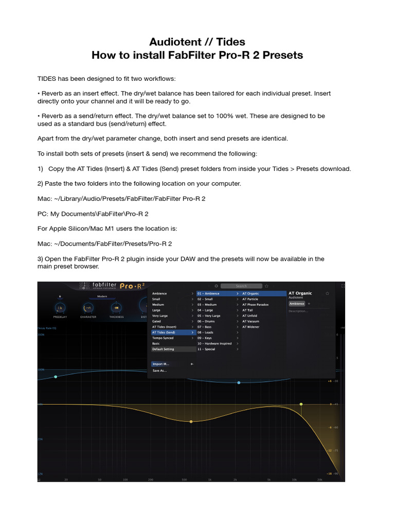 How To Install FabFilter | PDF
