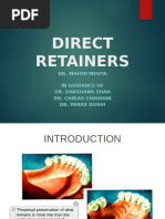 Direct Retainers | PDF | Dentistry Branches