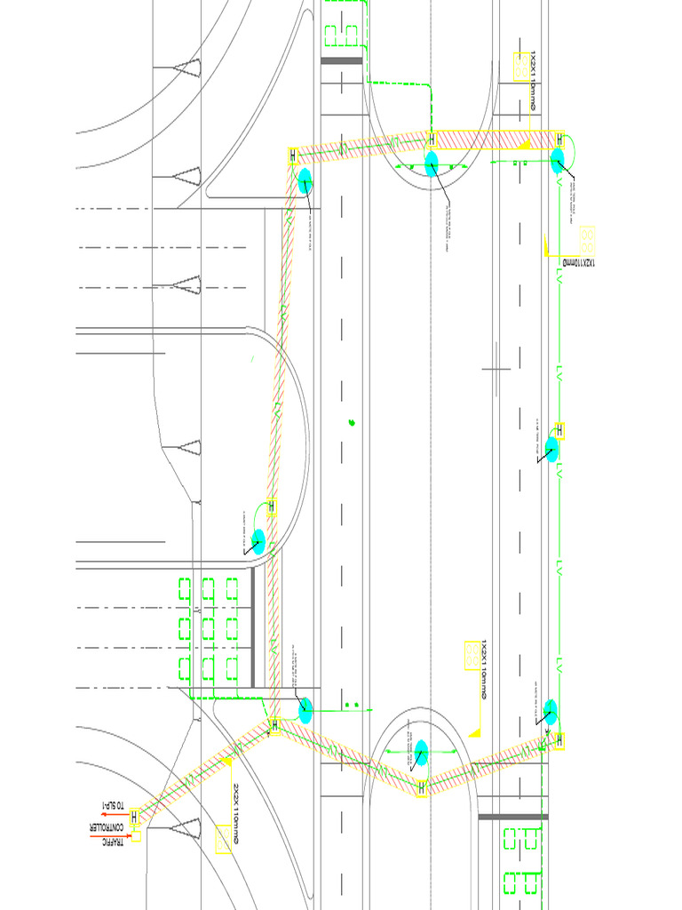 Duct Banks T Intersection | PDF | Road Transport | Road Infrastructure
