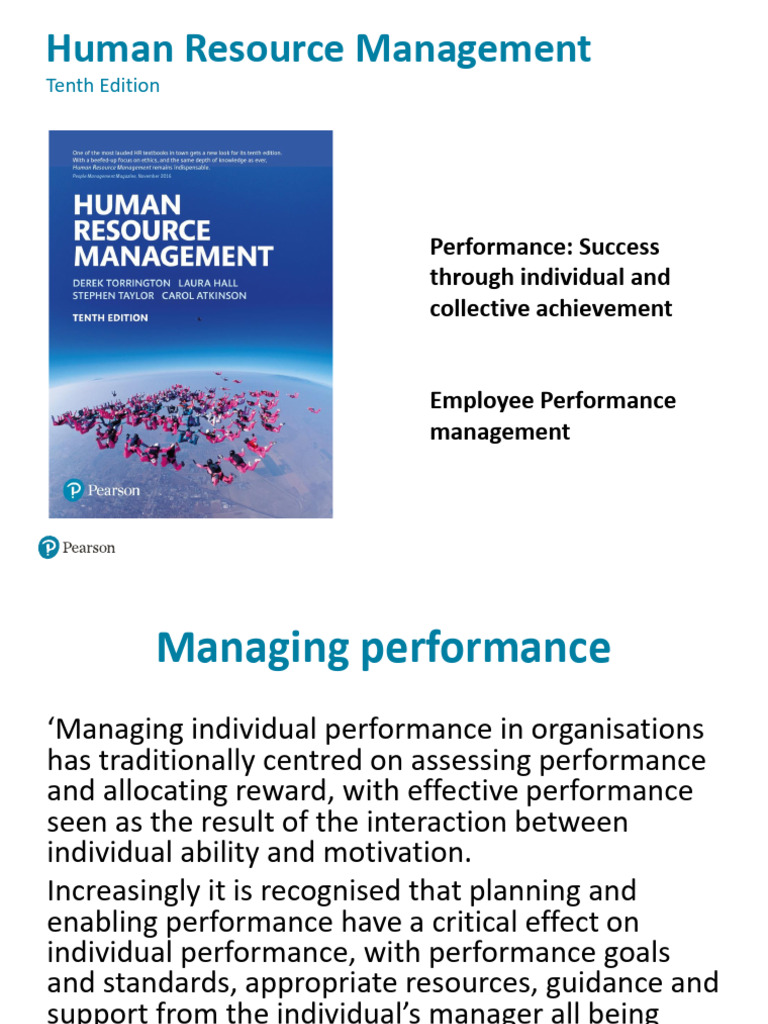 (3-Slide) Employee Performance Management | PDF | Performance Appraisal | Behavioural Sciences