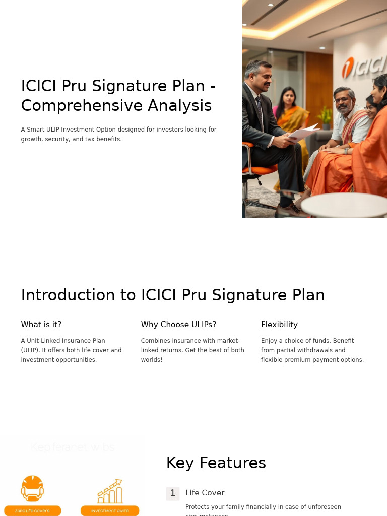 ICICI Pru Signature Plan | PDF