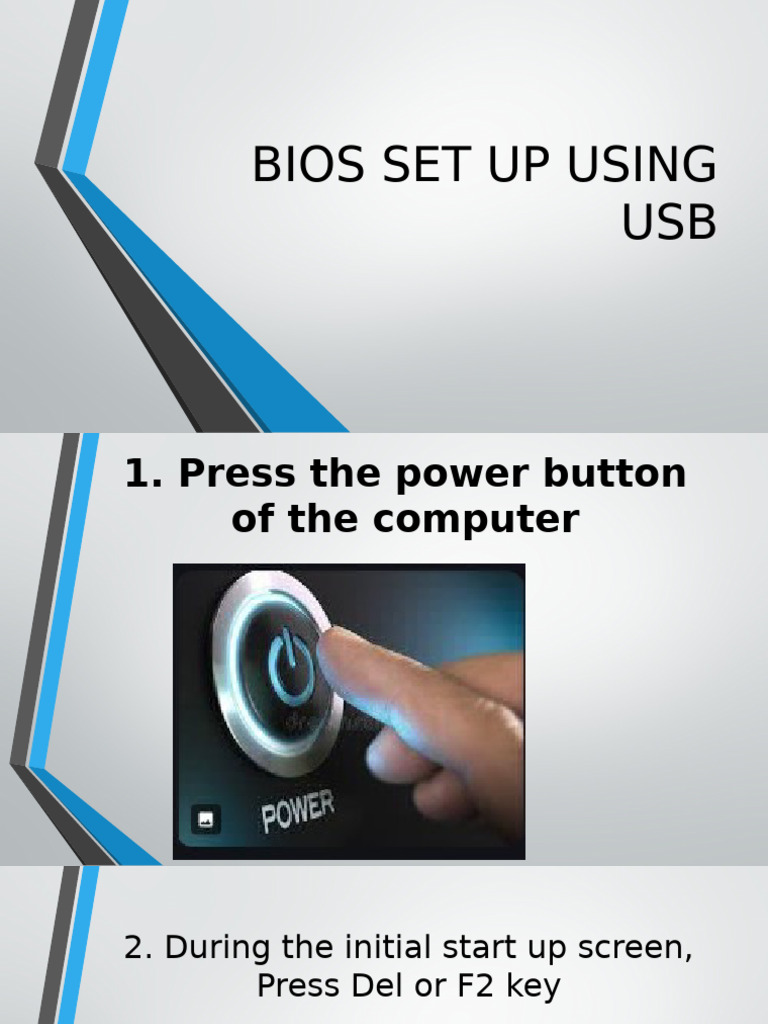 Lecture 4 Bios Set Up Using Usb 1 | PDF