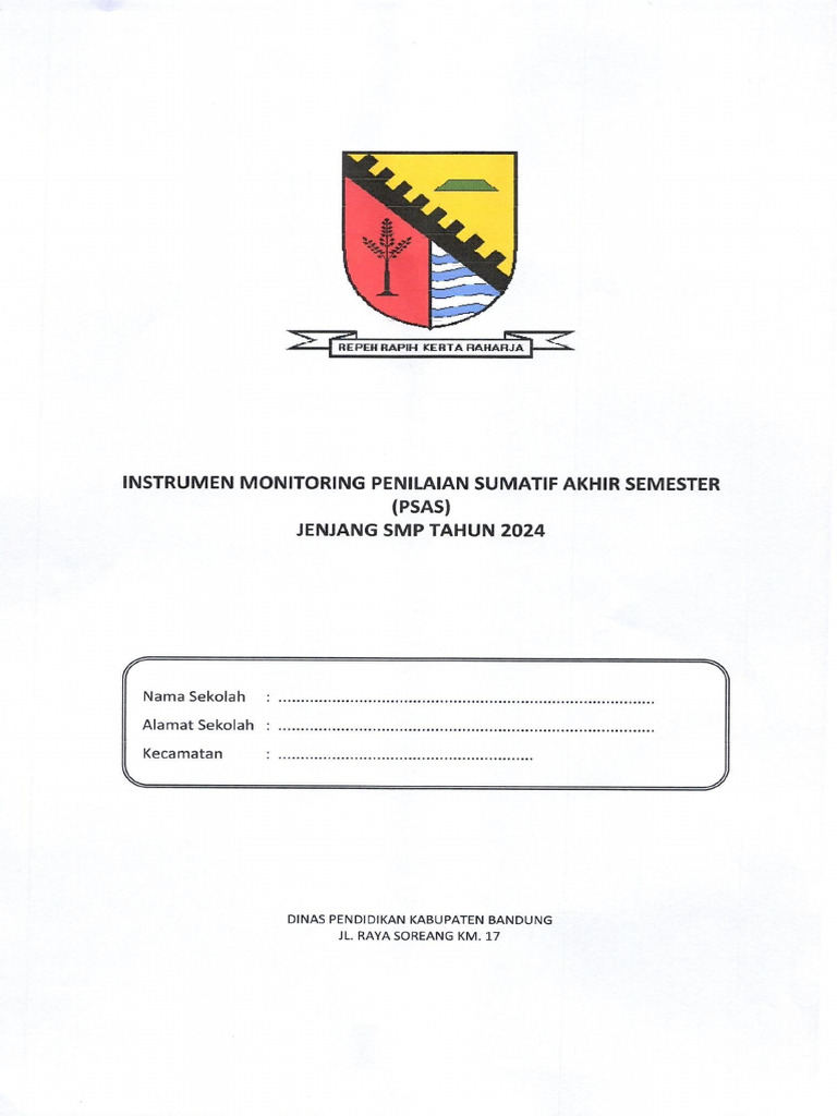 INSTRUMEN MONITORING (PSAS) (1) | PDF