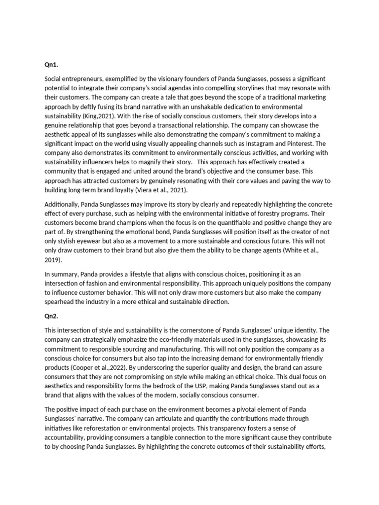 mgt401 asn2 panda draft | PDF | Brand | Marketing