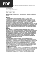 Tratamiento Dermatitis Atópica GPC | PDF | Alergia | Inmunología