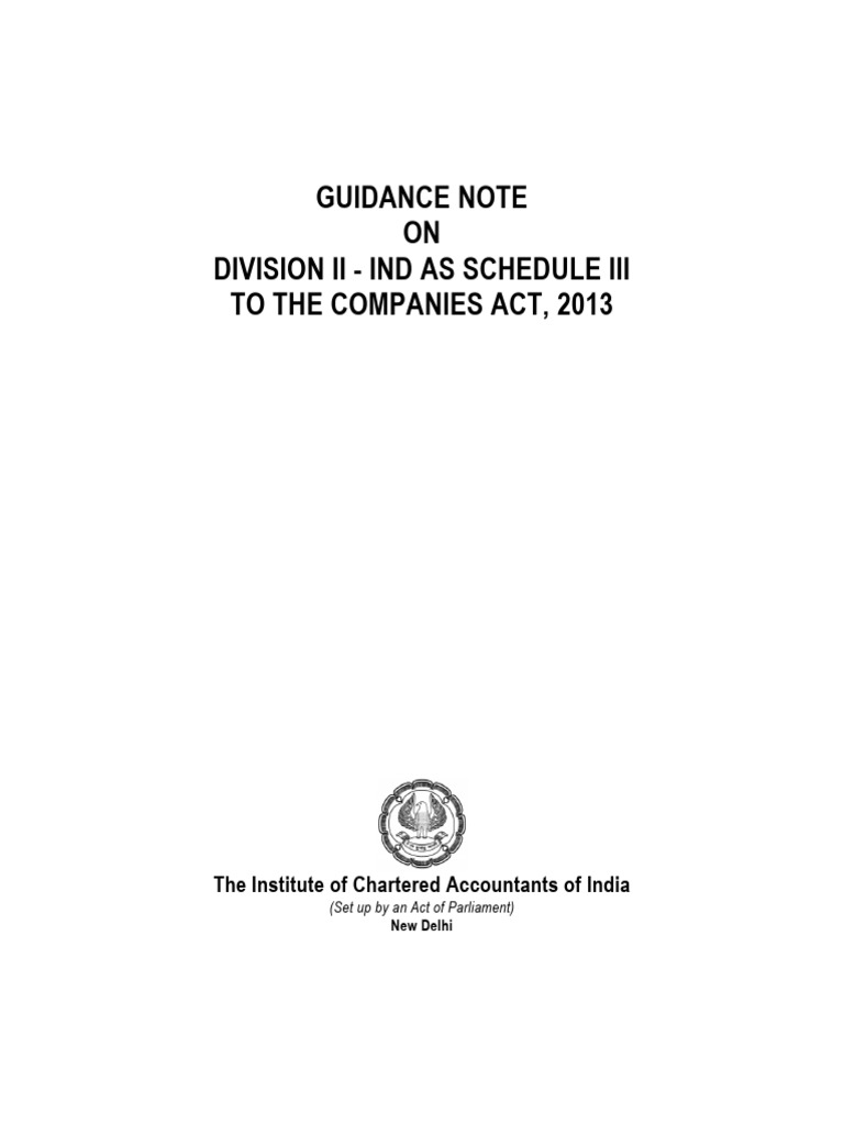 Ind As Schedule III | PDF | Income Statement | Loans