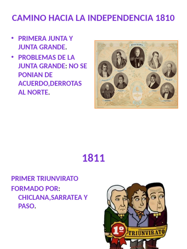 Camino hacia la independencia 1810 | PDF