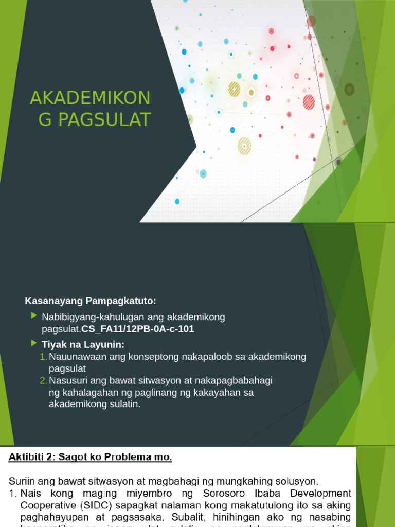 AKADEMIKONG PAGSULAT Part 2 | PDF