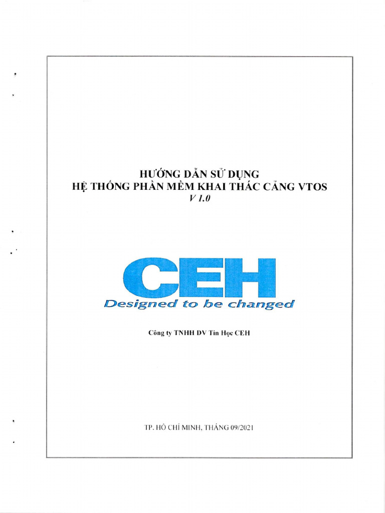 Huong Dan Su Dung He Thong Phan Mem Khai Thac Cang Vtos - 0001 | PDF