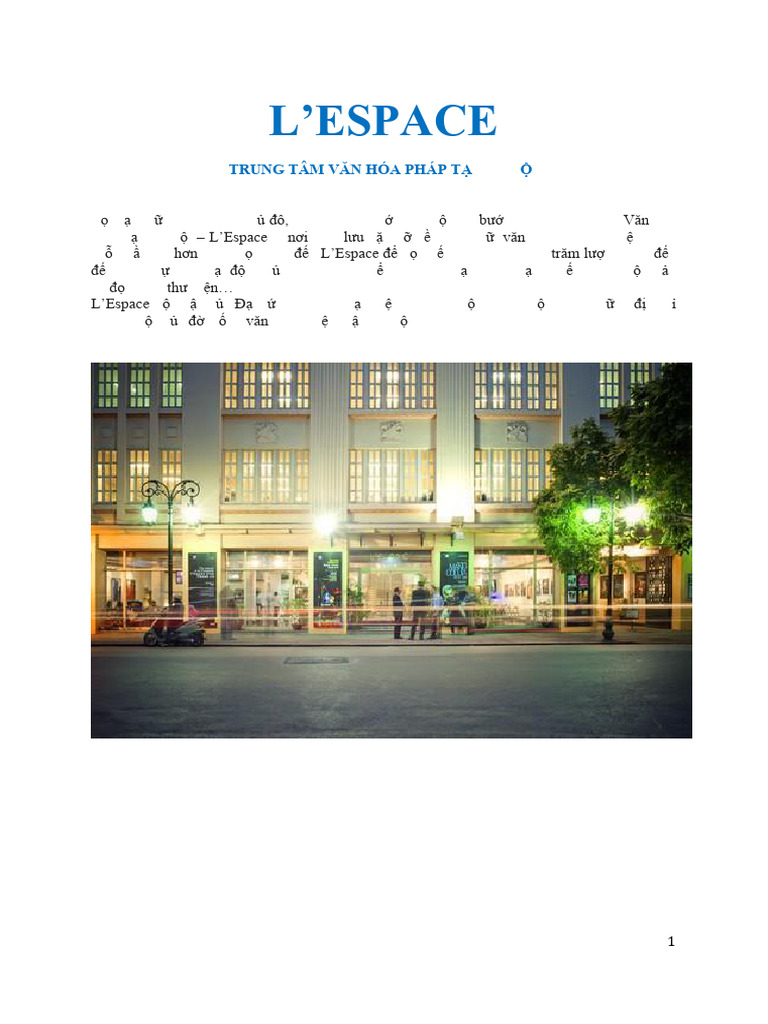 Gi I Thi U L Espace | PDF